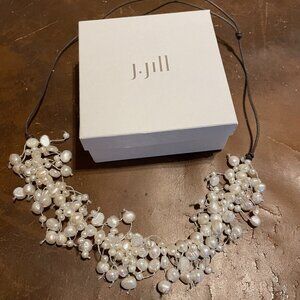 J. Jill | Jewelry | Womens Adjustable Cord Statement Necklace W Large ...